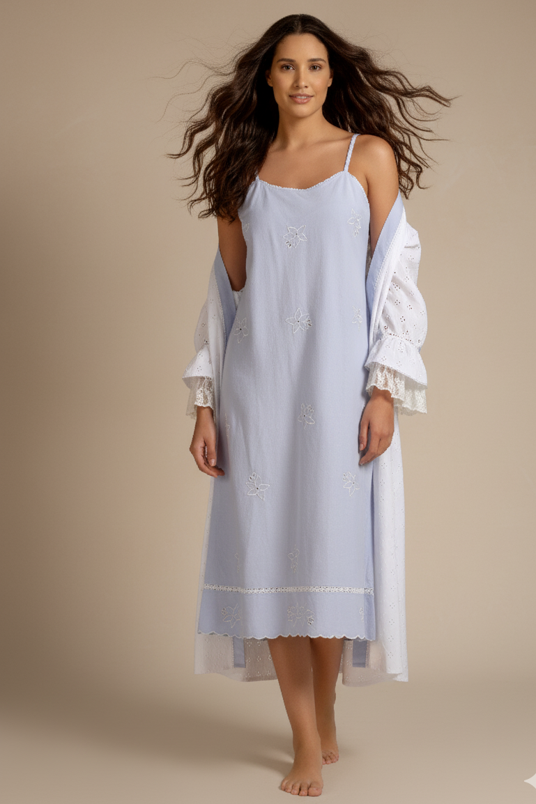 Demelza, Night Dress & Gown: Luxurious Cotton Sleepwear – After Dark