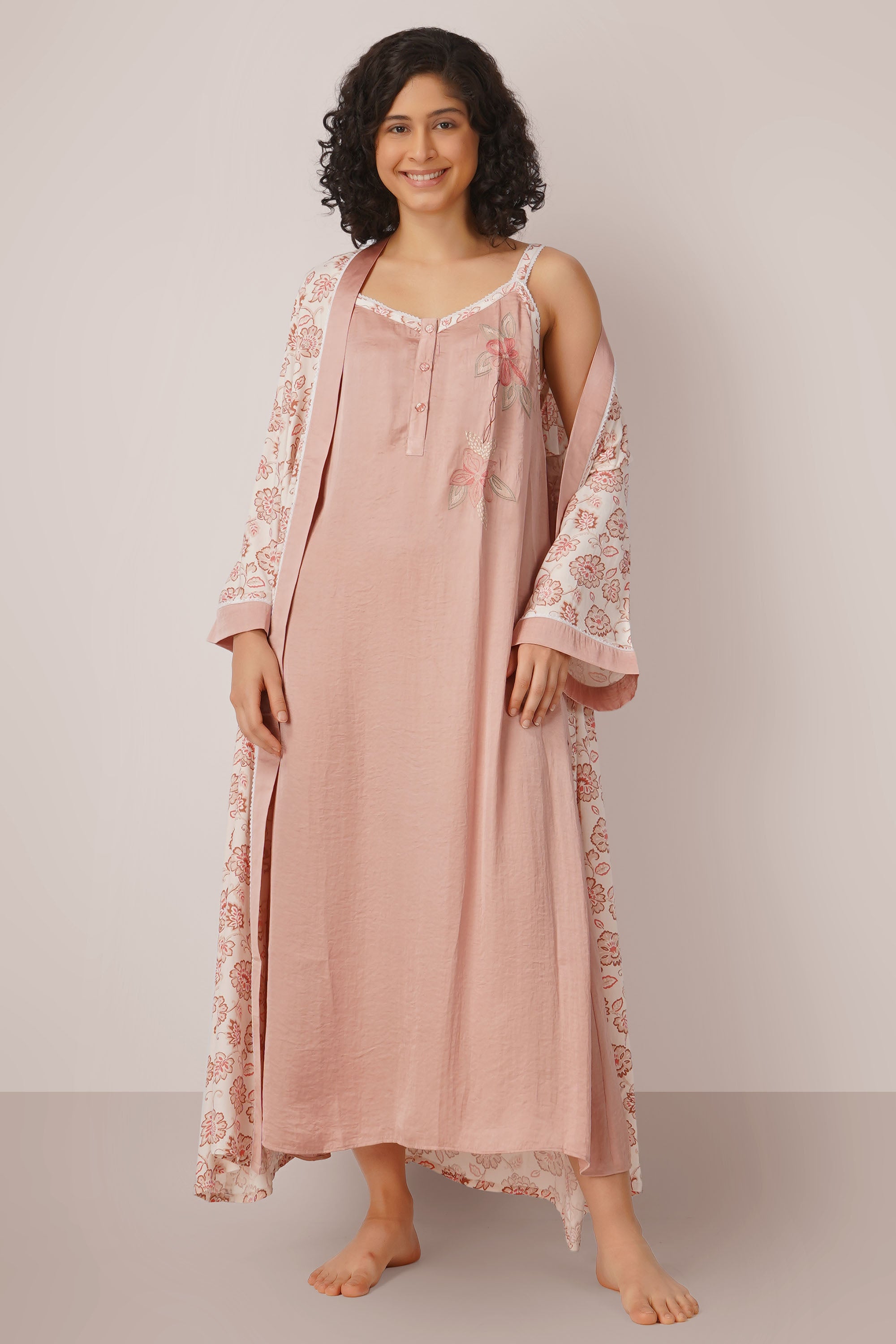 Gen, Dress & Print Gown: Buy Luxe Satin Gown – After Dark